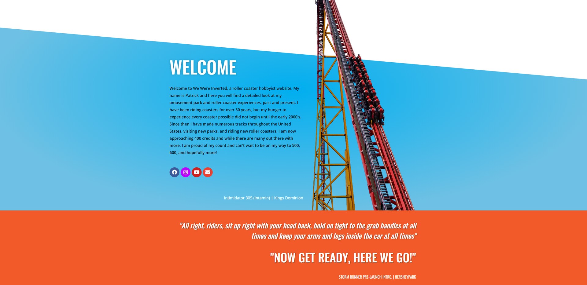 New We Were Inverted Layout & Blog Backlog | We Were Inverted